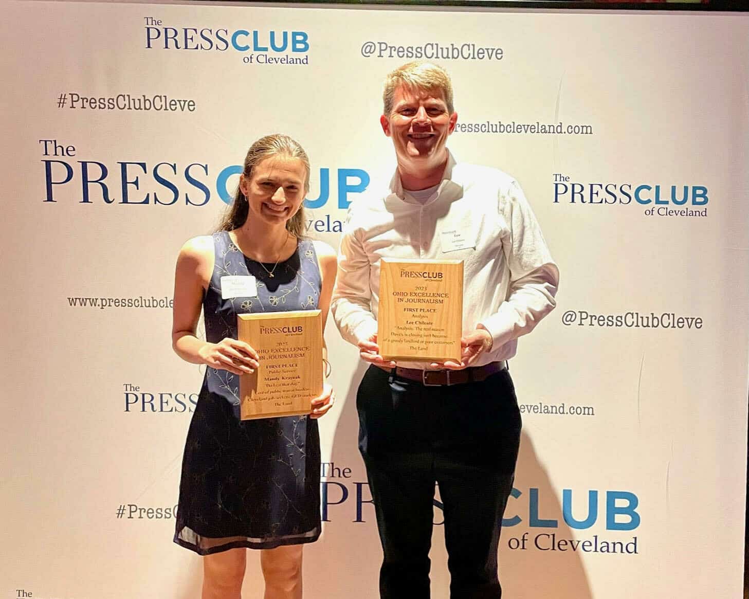 Mandy Kraynak and Lee Chilcote win Cleveland Press Club awards – The Land