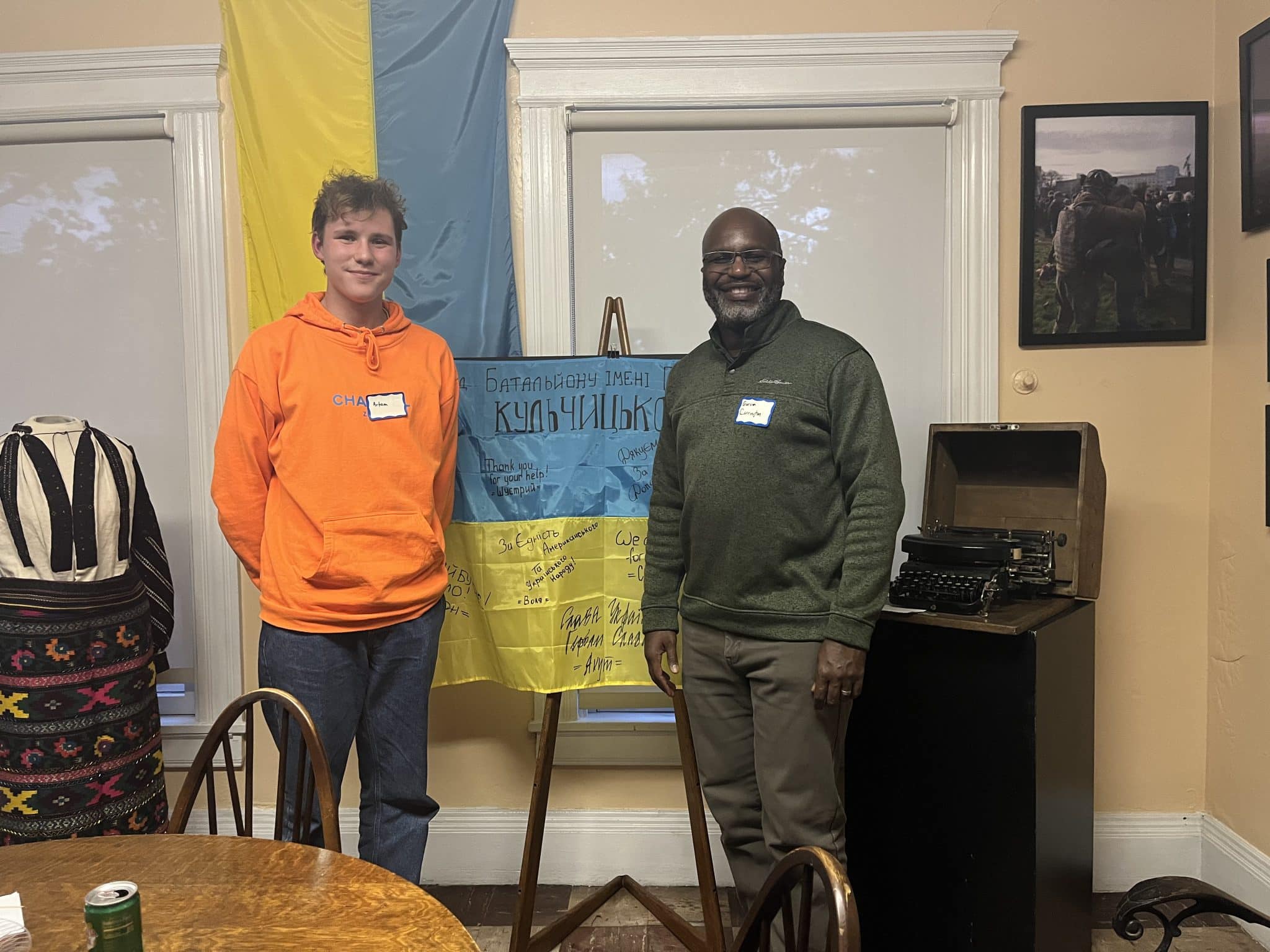 Ukrainian exchange students find reminders of home during week-long ...