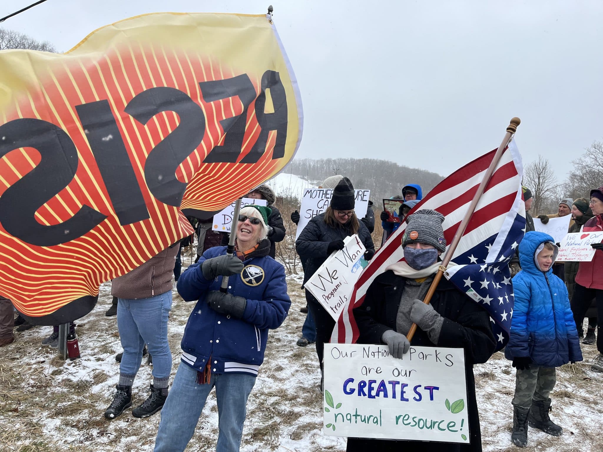 Cuyahoga Valley National Park protest draws hundreds of Northeast ...
